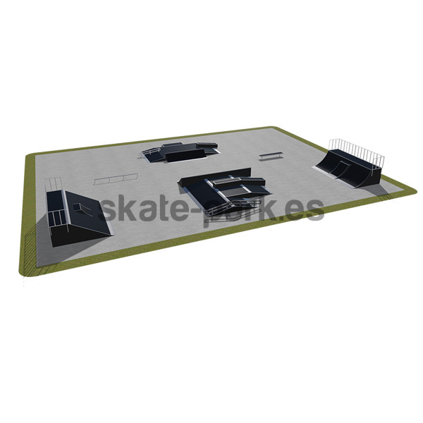 Modular skatepark 540115 - Construcción y proyección de skatepark pumptrack