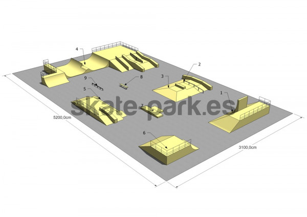 Sample skatepark 010208 - Construcción y proyección de skatepark pumptrack