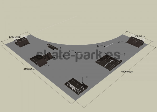 Sample skatepark 610709 - Construcción y proyección de skatepark.